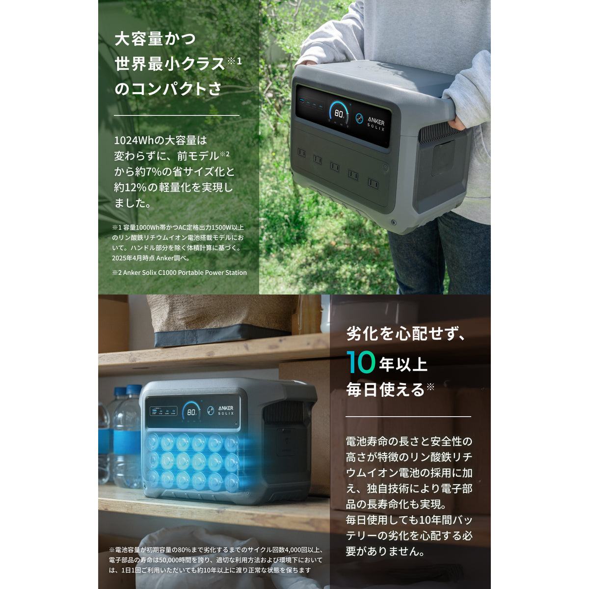 Anker Solix C1000 Gen 2 Portable Power Station | ポータブル電源の製品情報 | Anker ...