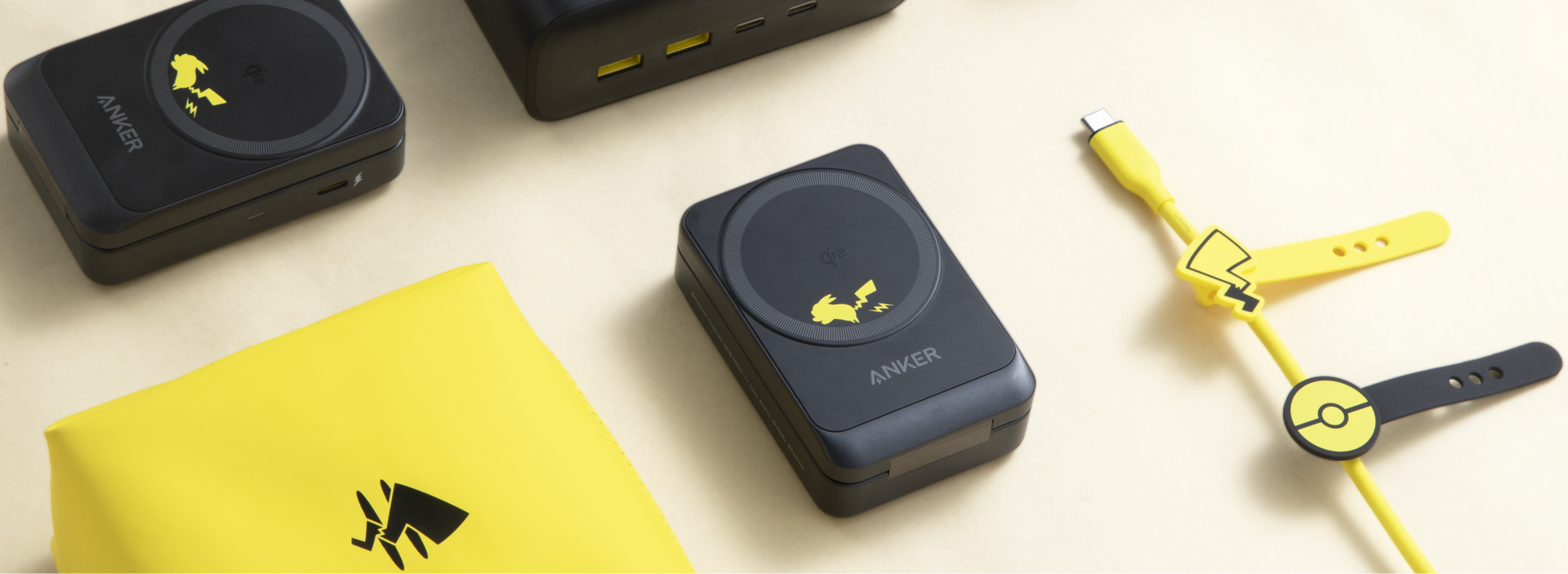 Anker ポケモンデザイン 充電シリーズ｜ピカチュウと一緒なら、充電はもっとたのしくなる。 | Anker Japan 公式オンラインストア